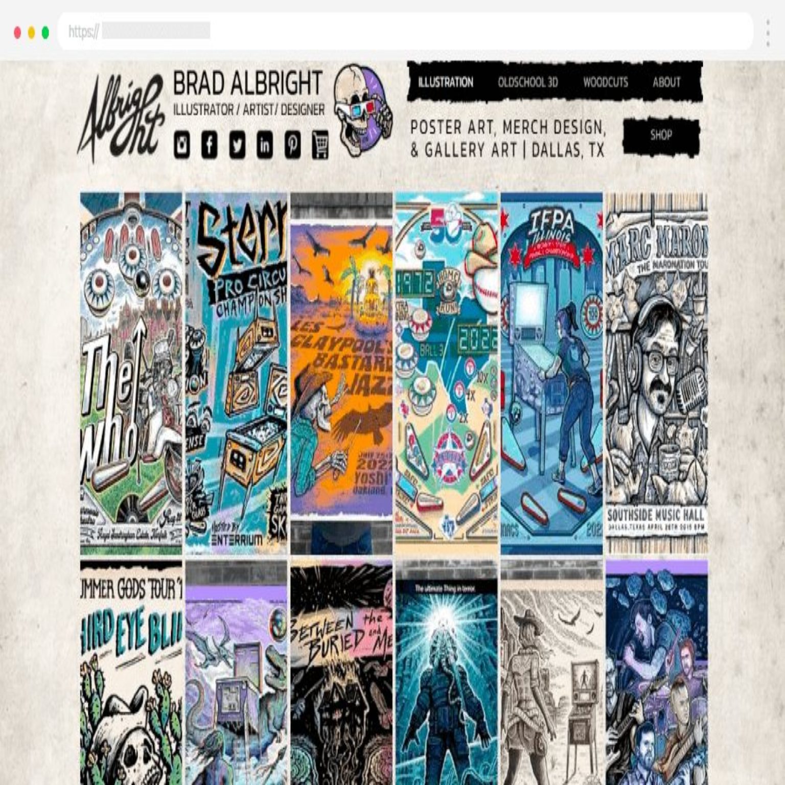 Des exemples de site web d'artiste en 2024 - Studio Connecté